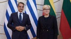 ΕΠΙΣΚΕΨΗ ΜΗΤΣΟΤΑΚΗ ΣΤΗ ΛΙΘΟΥΑΝΙΑ: Ζήτησε «ευθυγράμμιση» όλων των χωρών ...